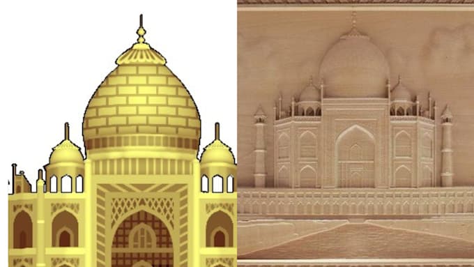 Create any type of 2d 3d design for cnc works in aspire and artcam by ...