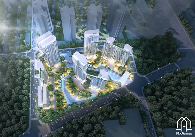 Your 3d master plan render in hd by Mxapartners | Fiverr