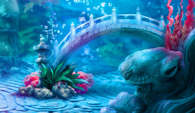 Do amazing environment concept art and fantasy landscape by Polardevils ...