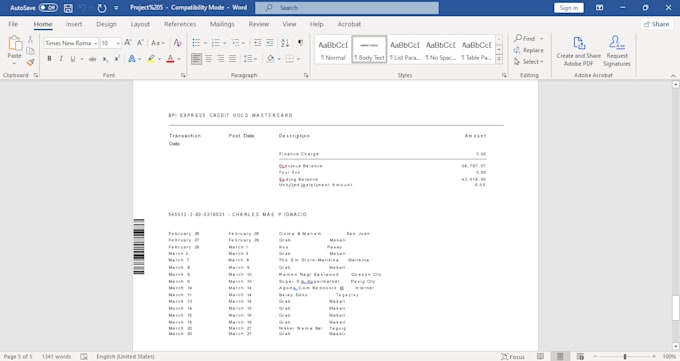 Convert pdf to word, pdf to excel and do manual typing by Warsi8808 | Fiverr