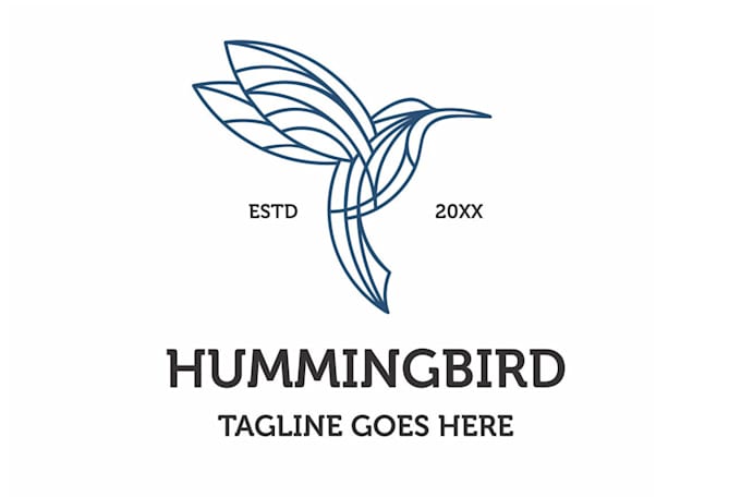 Design high quality hummingbird logo design in very short time by Mary ...