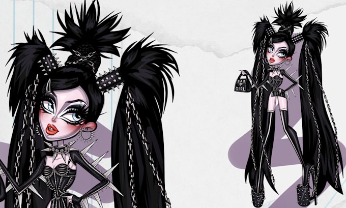 Do a cartoon in monster high style by Missnoah | Fiverr