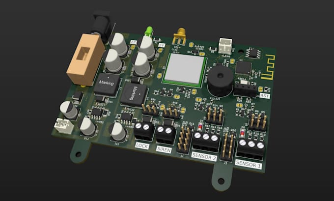 Design an electronic circuit and pcb in kicad or easyeda by Hektabyte | Fiverr