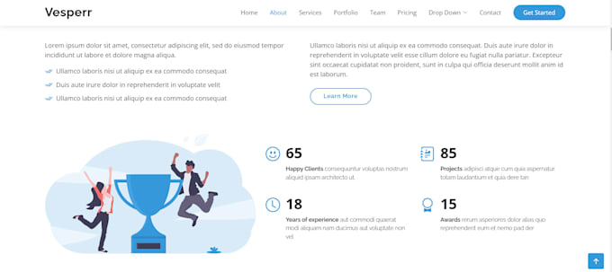 Making bootstrapmade theme customization and professional website by ...