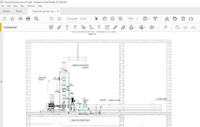 Do plumbing designs with calculation and make autocad drawing by ...