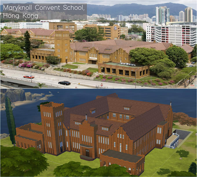 Recreate an irl building in sims 4 by Cherylhtchu | Fiverr