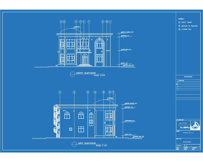 Design blueprint map considering all relevant factors for the ...