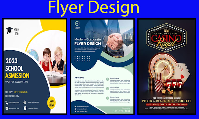 Design corporate flyer, motion flyer, professional flyer in 24 hr by ...