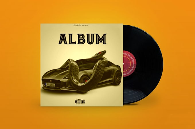 Design album cover, single cover, music cover, or podcast cover art by ...