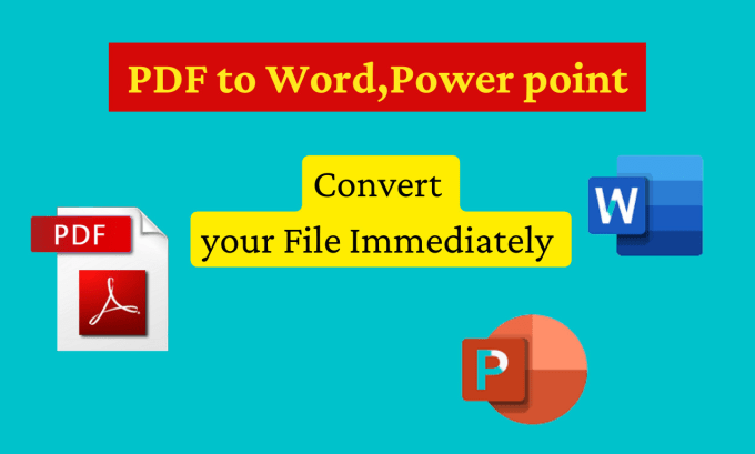 Convert pdf files into ms word, excel by Shahzadabbas007 | Fiverr Convert pdf files into ms word, excel by Shahzadabbas007 | Fiverr