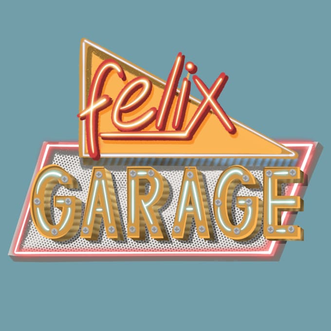 Design custom hand lettering, script font logo, retro typography t ...