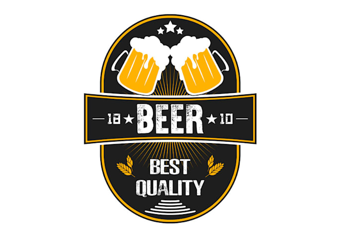 Do modern high quality beer logo with unlimited revision by Tatyana ...