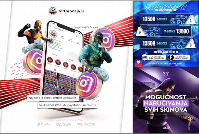 Design you a promo photo for socials by Woxdesign | Fiverr