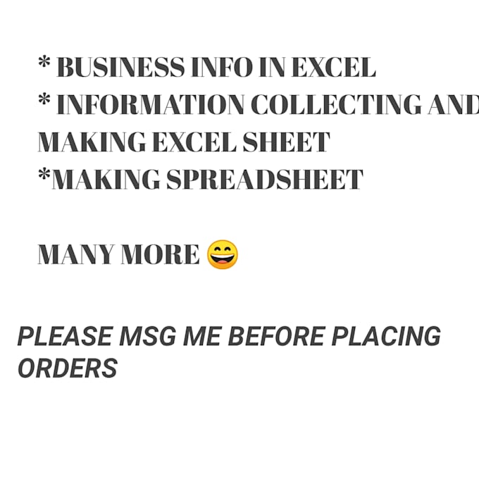 Do anything in microsoft excel by Sumitabanerj534 | Fiverr Do anything in microsoft excel by Sumitabanerj534 | Fiverr