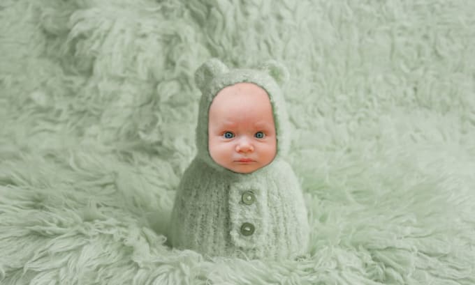 Create professionally styled photos for your newborn baby by ...