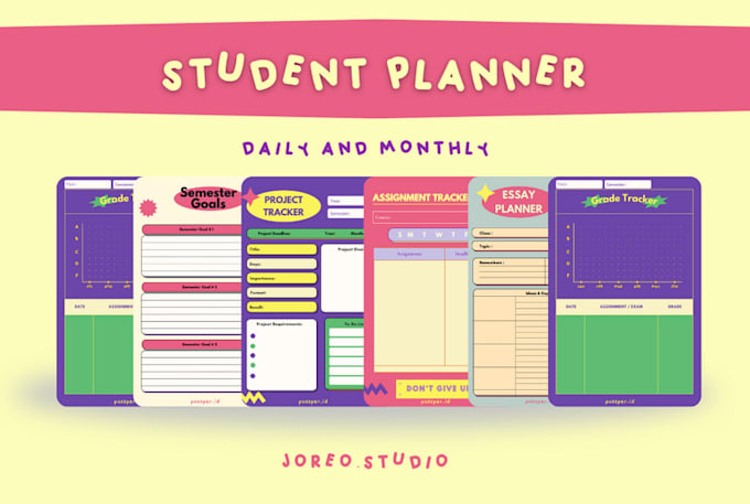 Design journal, digital planner and etsy planner for you by Joreostudio ...