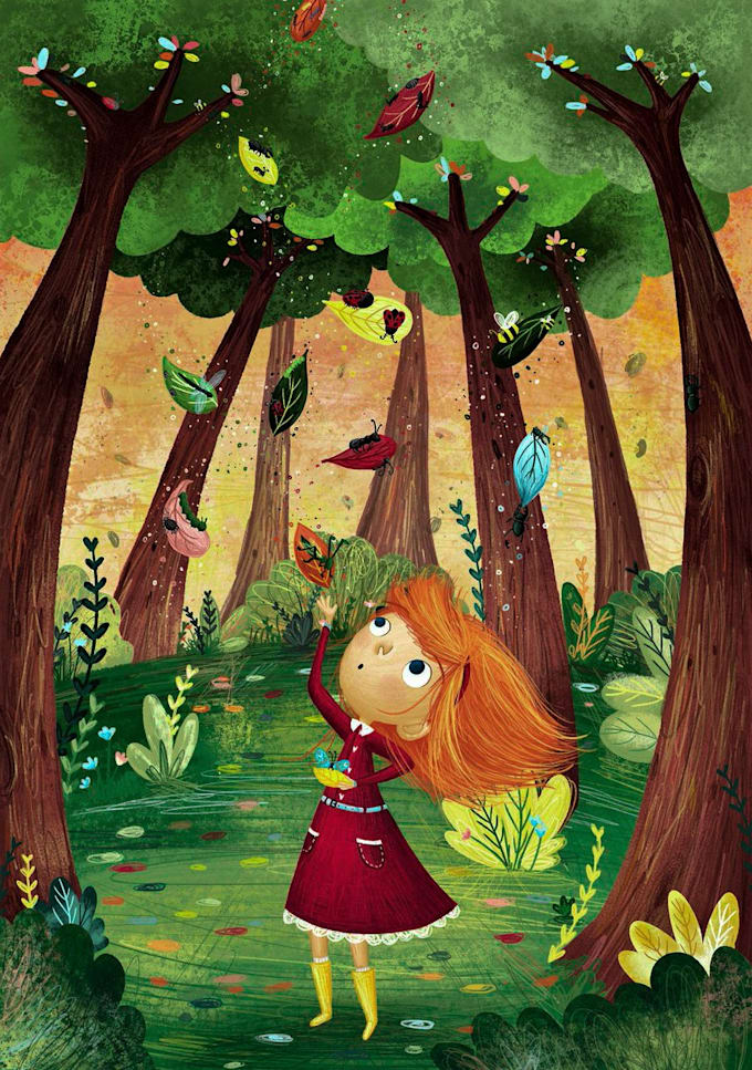 Children story book illustration, children story book illustrations by ...