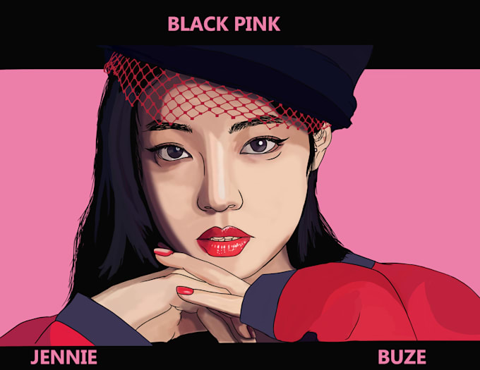 Draw clip art, fashion illustration or potrait in my style by Buzeyo ...