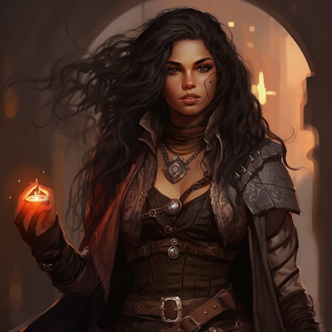 Draw illustrate dnd character art and dnd character art