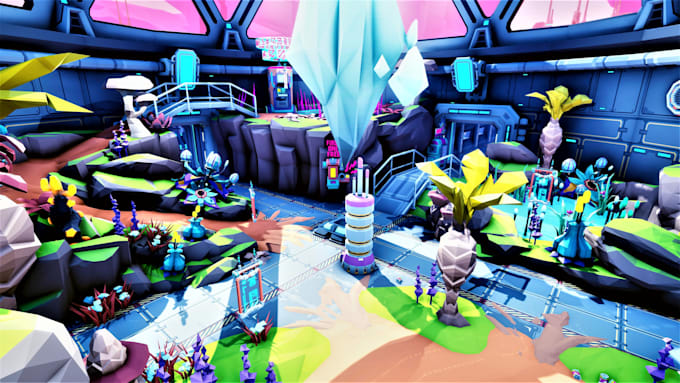 Design stylized 3d game environment in unity 3d by Pixsota | Fiverr