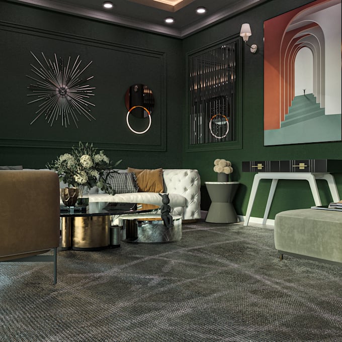 3d high quality interior rendering by Umutkacmaz | Fiverr