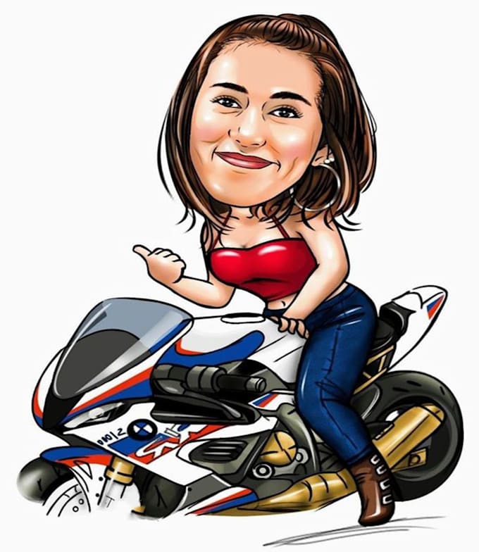 how to draw big head small body cartoon