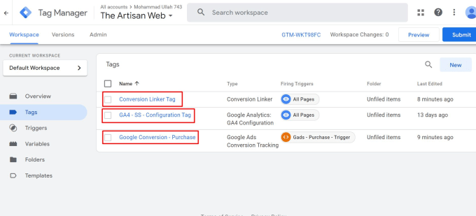 Setup and fix google analytics ga4 ecommerce tracking custom events by Anim743 | Fiverr