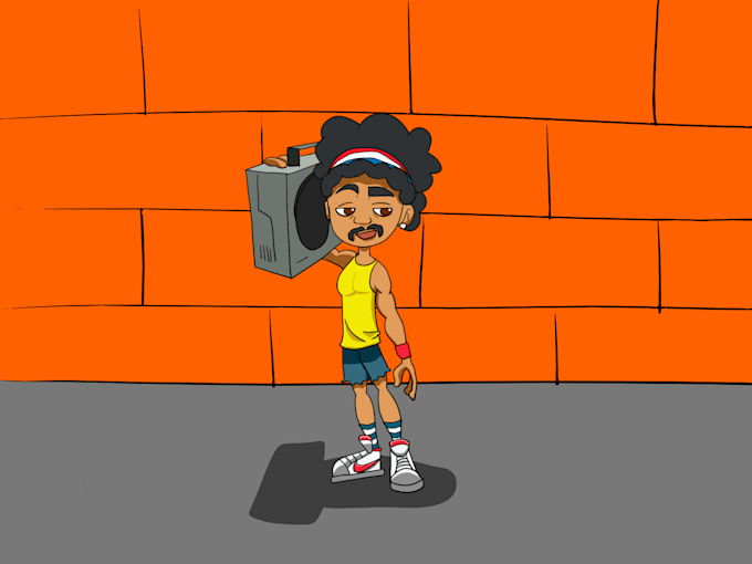 Create a custom cartoon character and mascot logo by Houdiniart | Fiverr