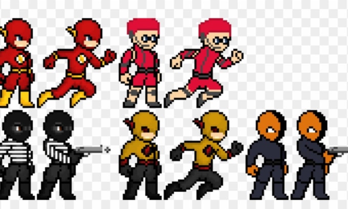 Make pixel art, 8bit pixel art, 16bit pixel art, 2d character sprite ... Make pixel art, 8bit pixel art, 16bit pixel art, 2d character sprite ...