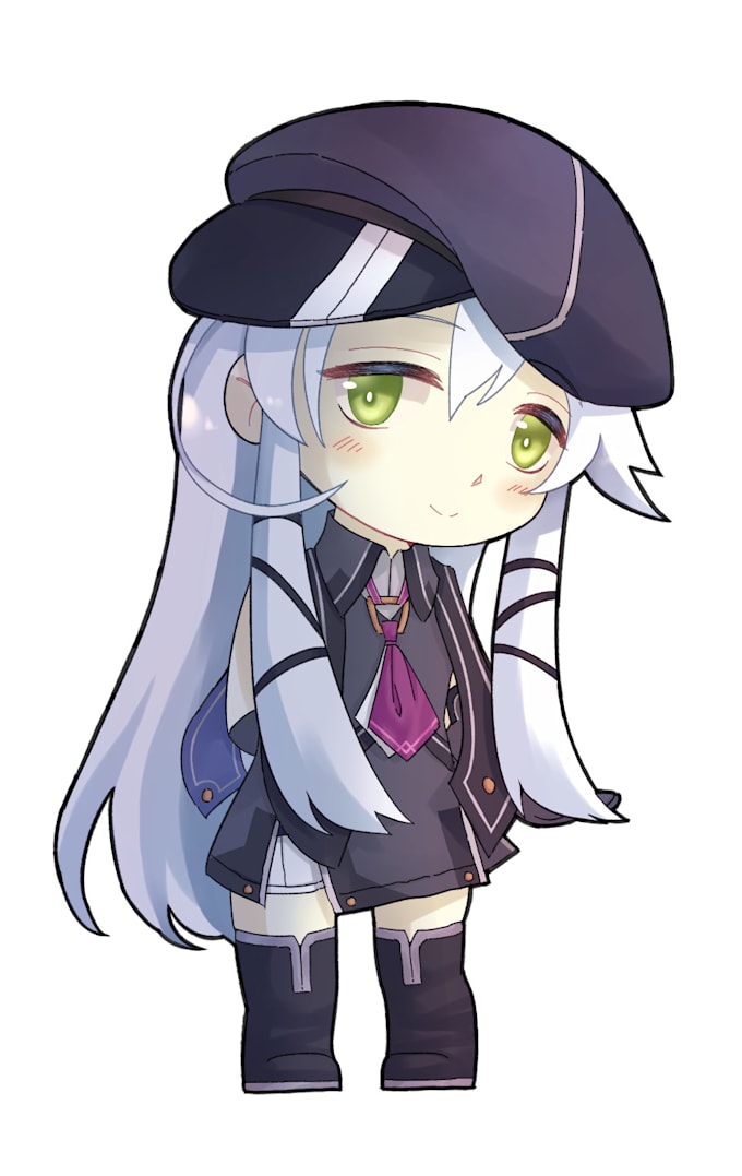 Draw chibi character with cute anime and manga style by Pokcoy | Fiverr