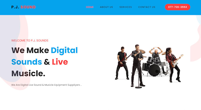 Make Stylish Websites Using Html Css Bootstrap Or Wordpress By