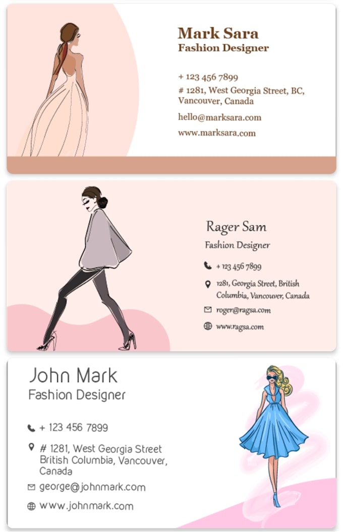 Je vais créer une superbe carte de visite by Wildman99 | Fiverr