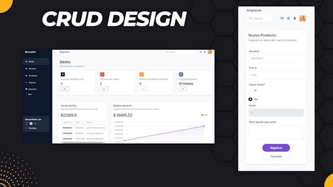 Do your crud app nodejs by Kevque_dev | Fiverr