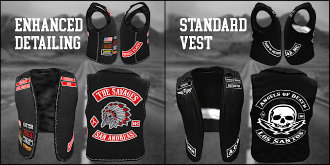 Design custom mc vest for fivem and gta5 by Fivemterzi | Fiverr