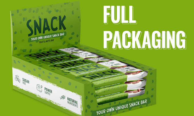 Design a snack bar label by Kyiviter | Fiverr