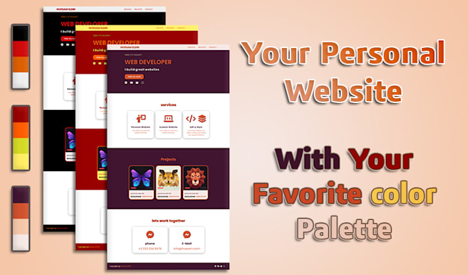 Build your responsive custom landing page by Hoseldin | Fiverr