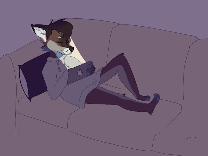Draw your fursona or anthro character by Fluffykirby | Fiverr
