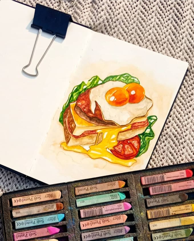 Create food illustrations for you by Batataartist | Fiverr