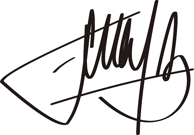 Do signature in vector and autocad from handwritten sketch by Hssame2 ...