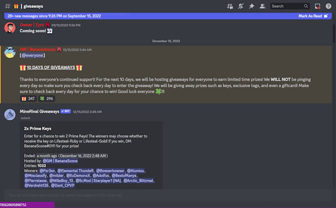 Be your permanent active discord server moderator by Deacanservices ...