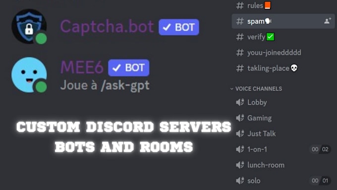 Design a customer discord server to your needs by Kendrickxy | Fiverr