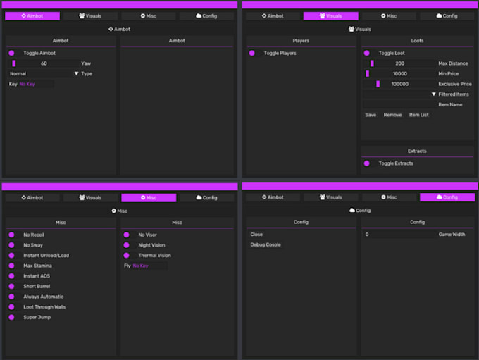 Do cheats undetected 1 by Putodanet | Fiverr