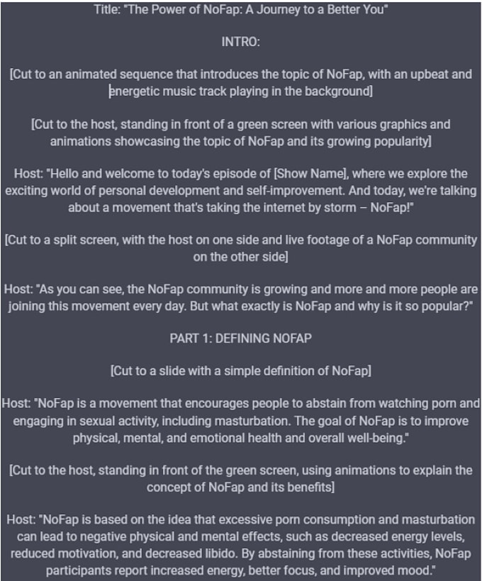 Write an interesting script for your youtube video by Sykkuro | Fiverr