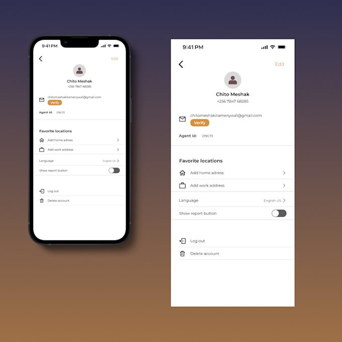Create a transport reservation management uiux mobile app by ...
