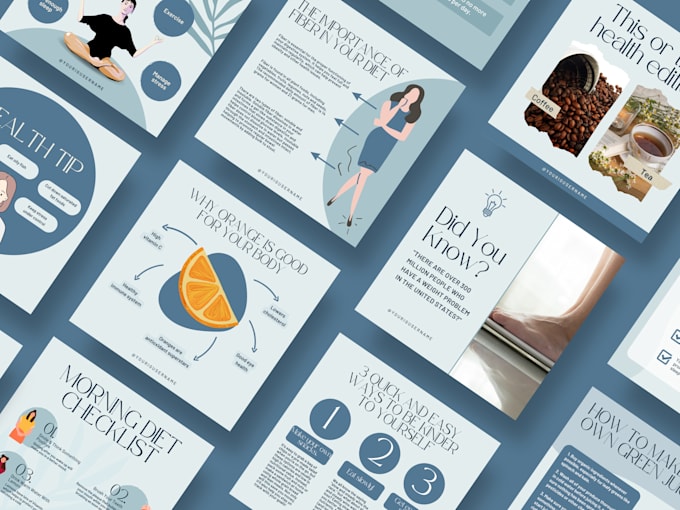 Provide health and wellness canva template by Kirbyfernandez | Fiverr