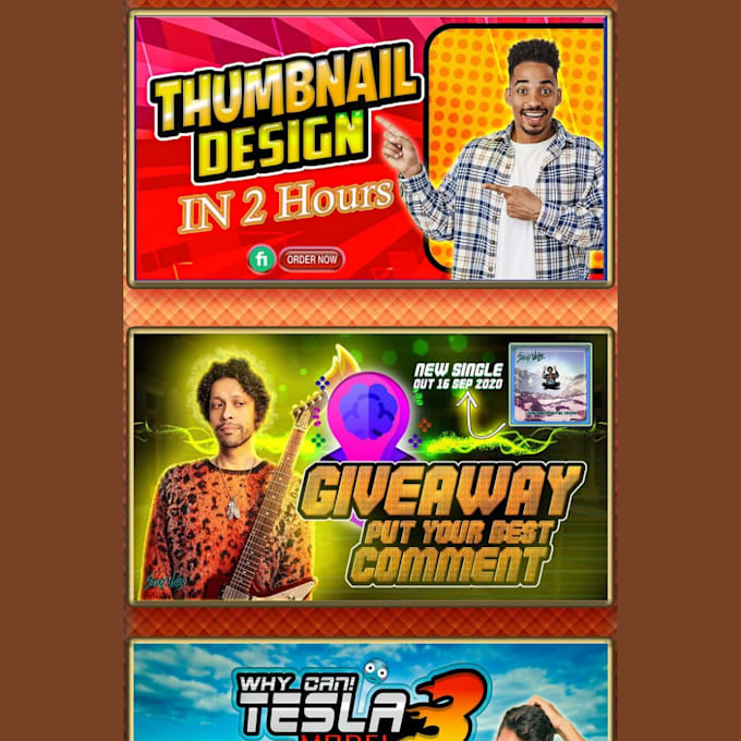 Design a viral youtube thumbnail in 24 hours full clickbait thumbnail ...