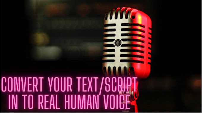 Create ai real human voice audio of your script text by Aamirmalik00 ...