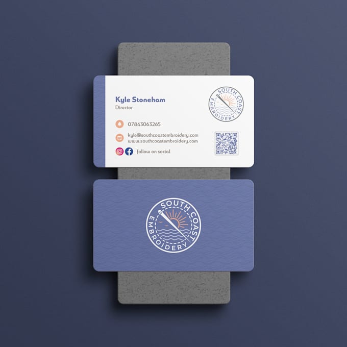 Do textile embroidery and printing business card design by Lindawiza ...
