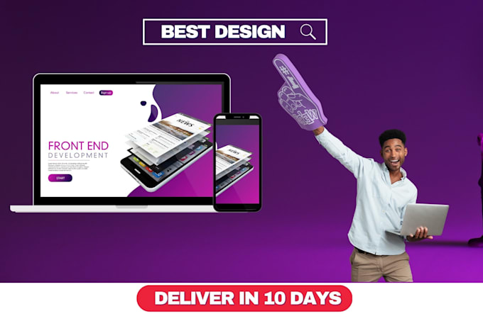 Design a high quality website for your business by Esaiebayala | Fiverr