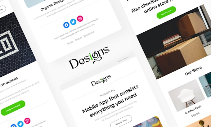Increase your sales with custom html email templates by Revivalpixel18 ...